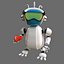 3d robot bot model
