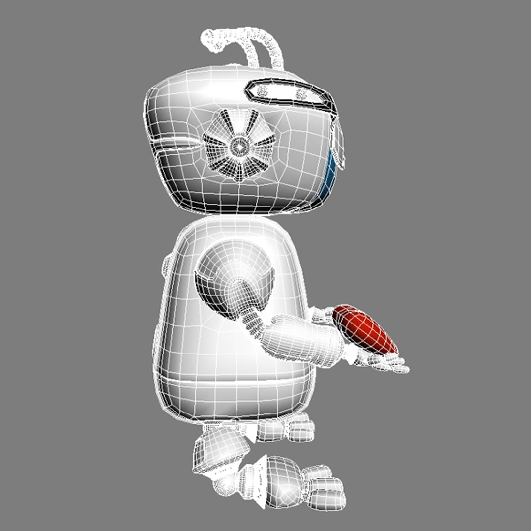 3d robot bot model