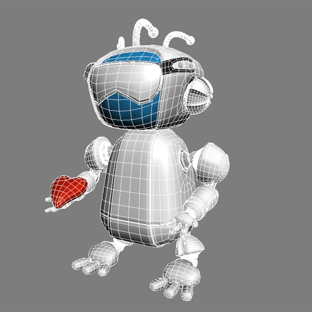 3d robot bot model