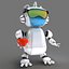 3d robot bot model