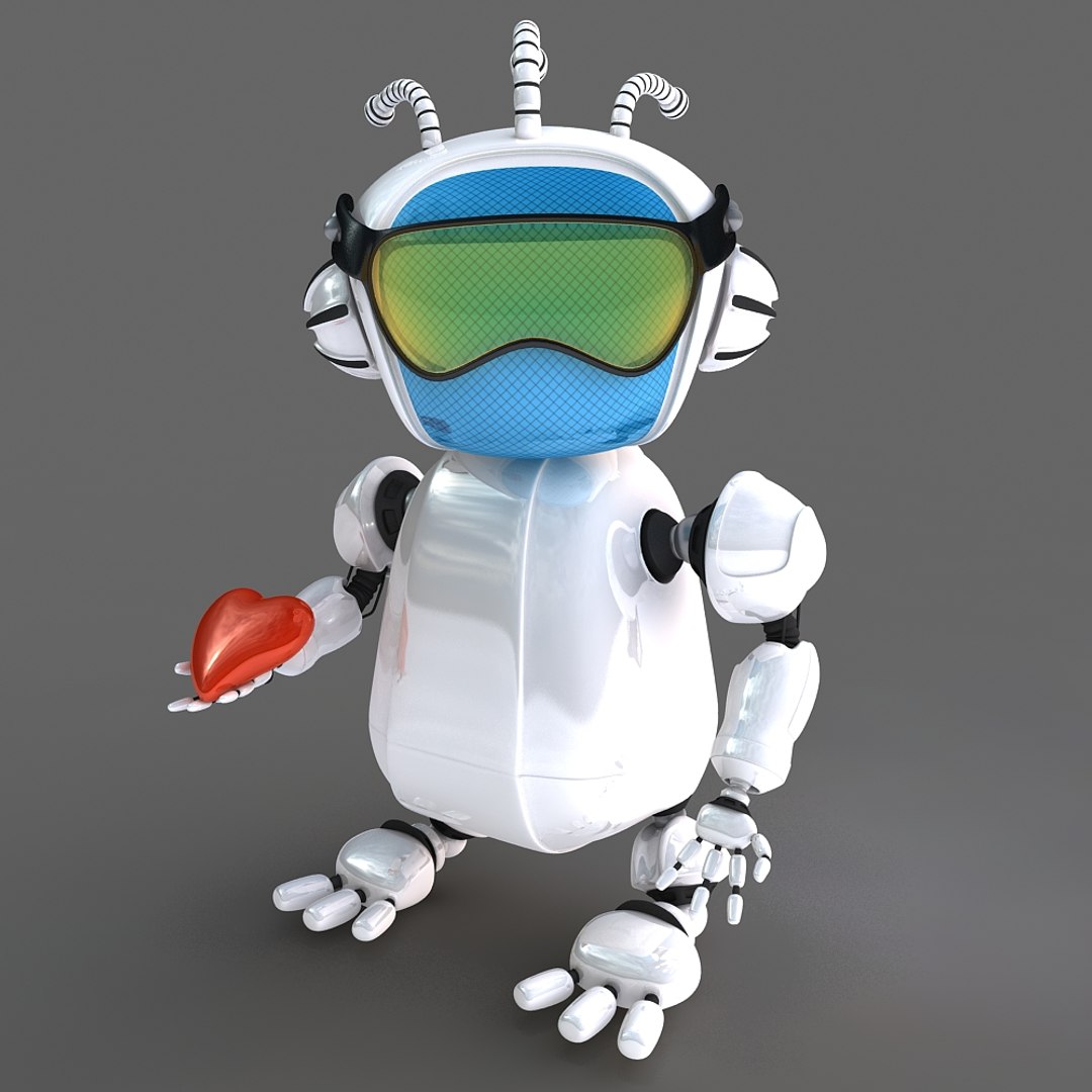 3d robot bot model