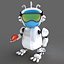 3d robot bot model