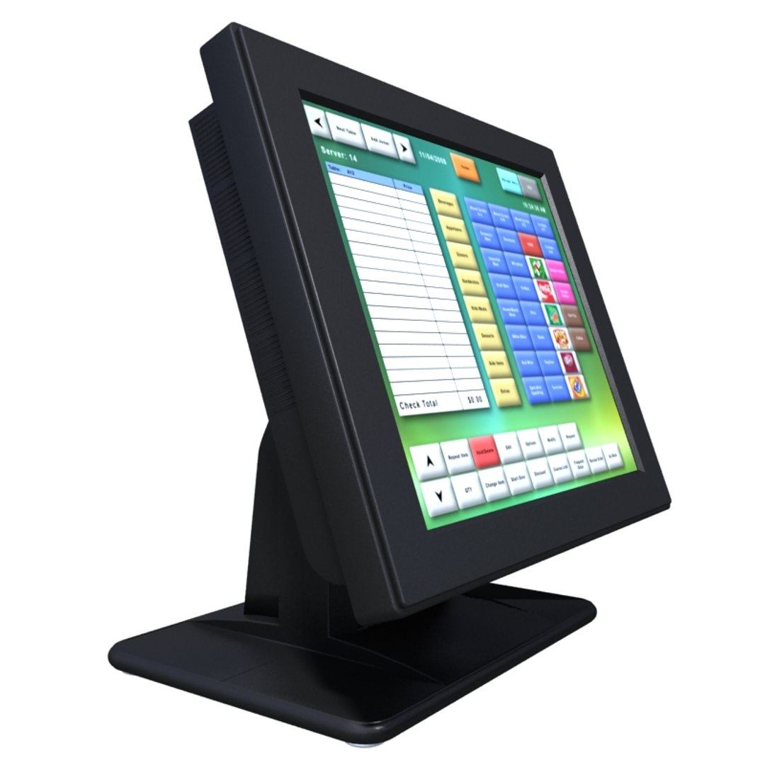 3d Model Of Touchscreen Register