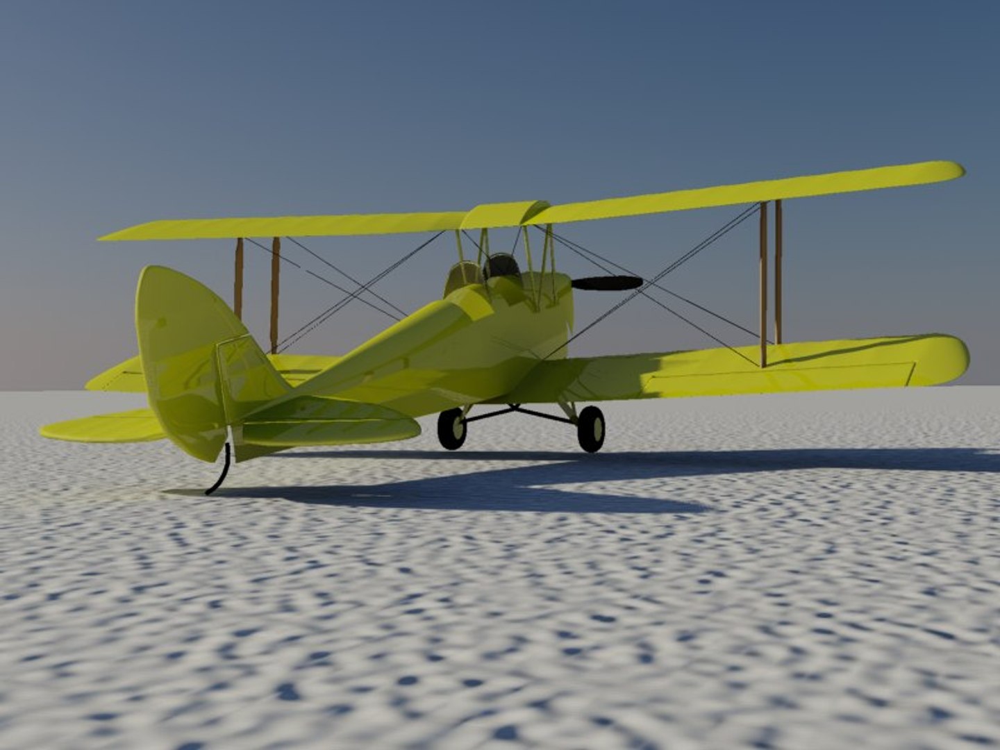 3d Model Of Haviland Tiger Moth Dh82