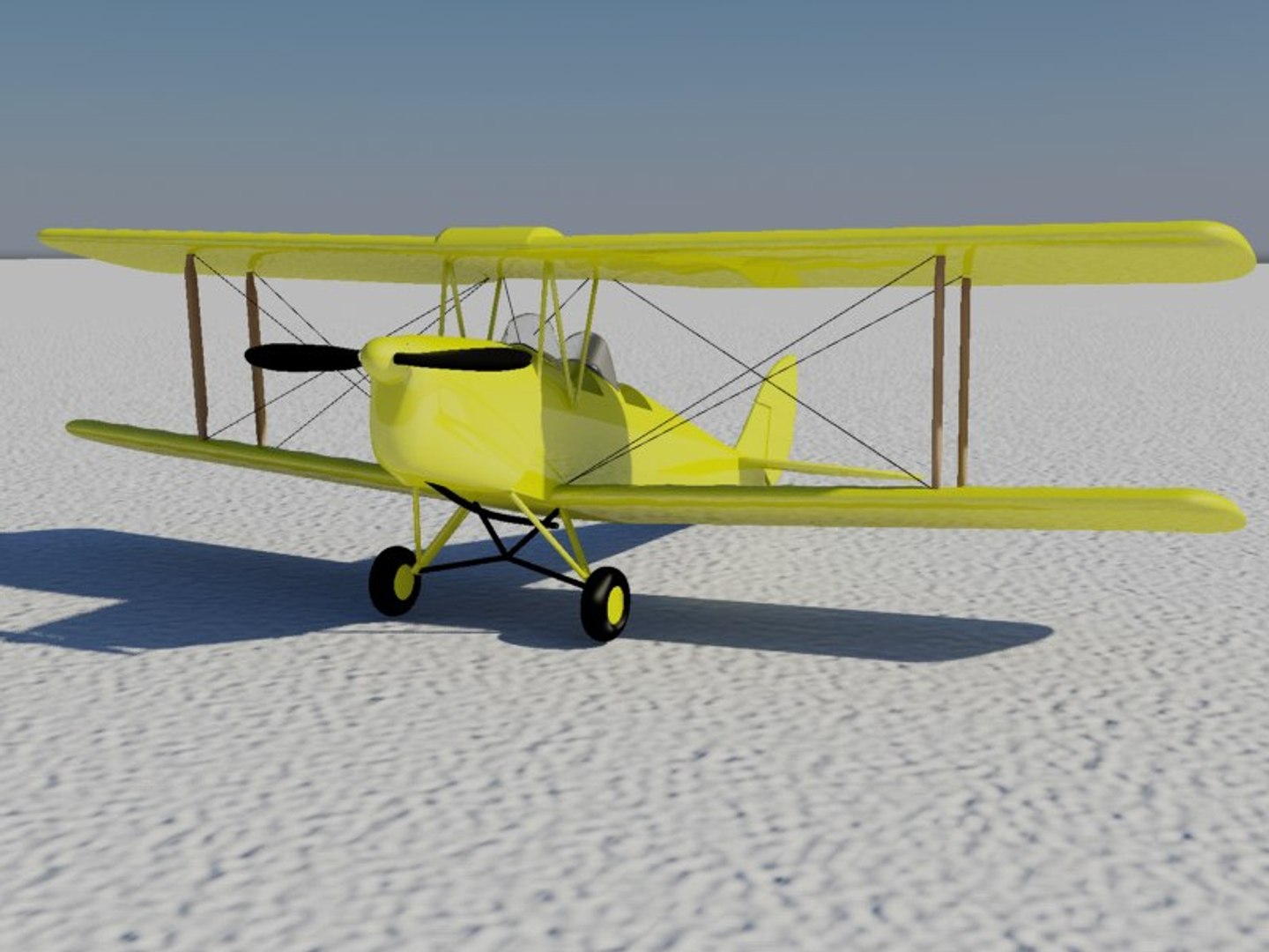 3d Model Of Haviland Tiger Moth Dh82