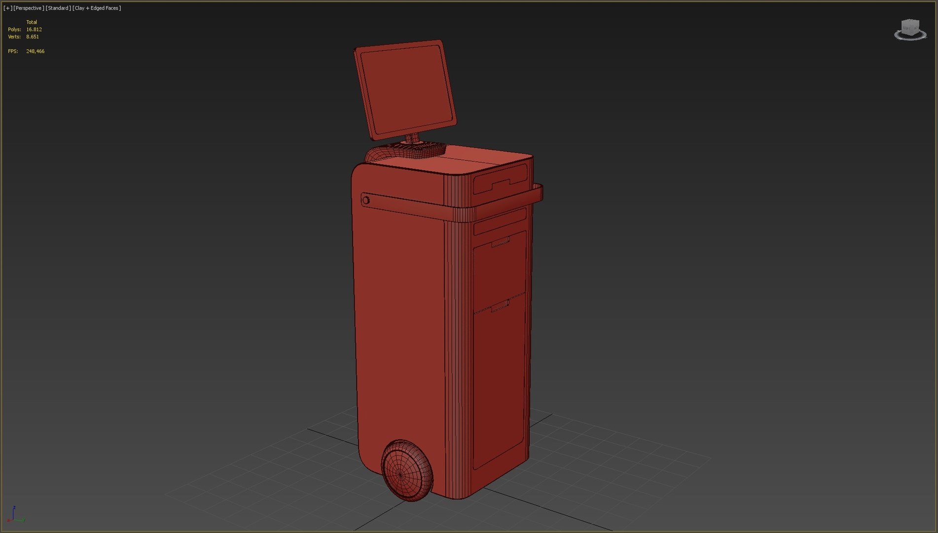 3D Electronic Kiosk 001 - TurboSquid 1728465