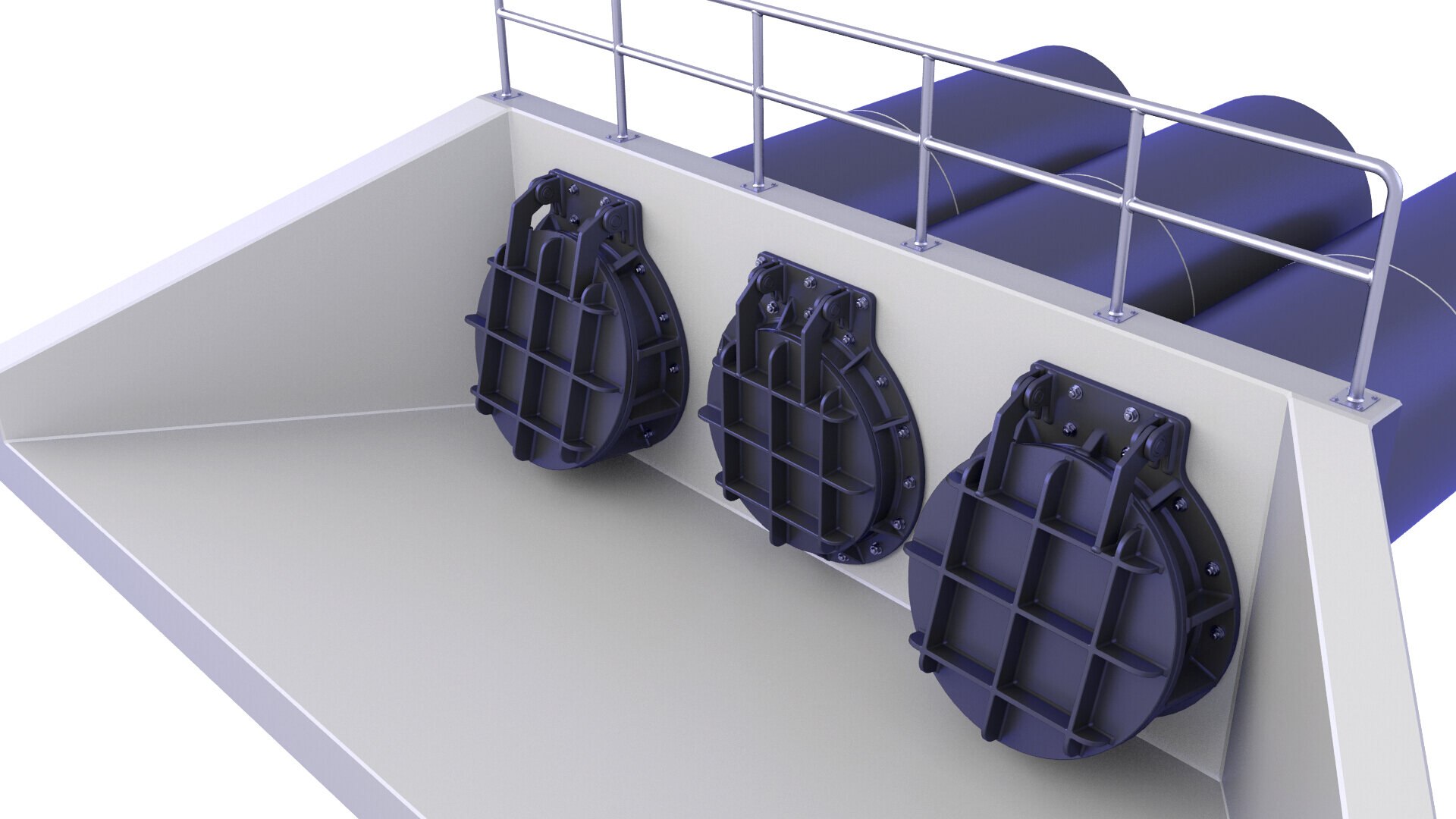 Storm Drain Pipe Outlet Flap Valve 36 3D Model - TurboSquid 1979990