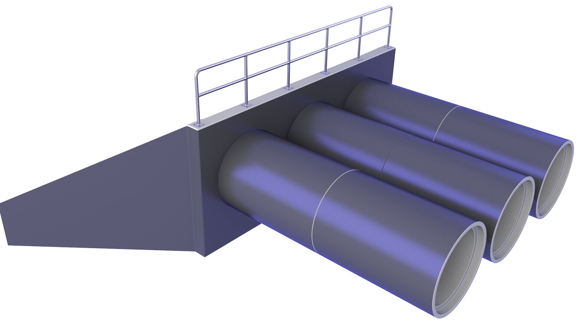Storm Drain Pipe Outlet Flap Valve 36 3D Model - TurboSquid 1979990