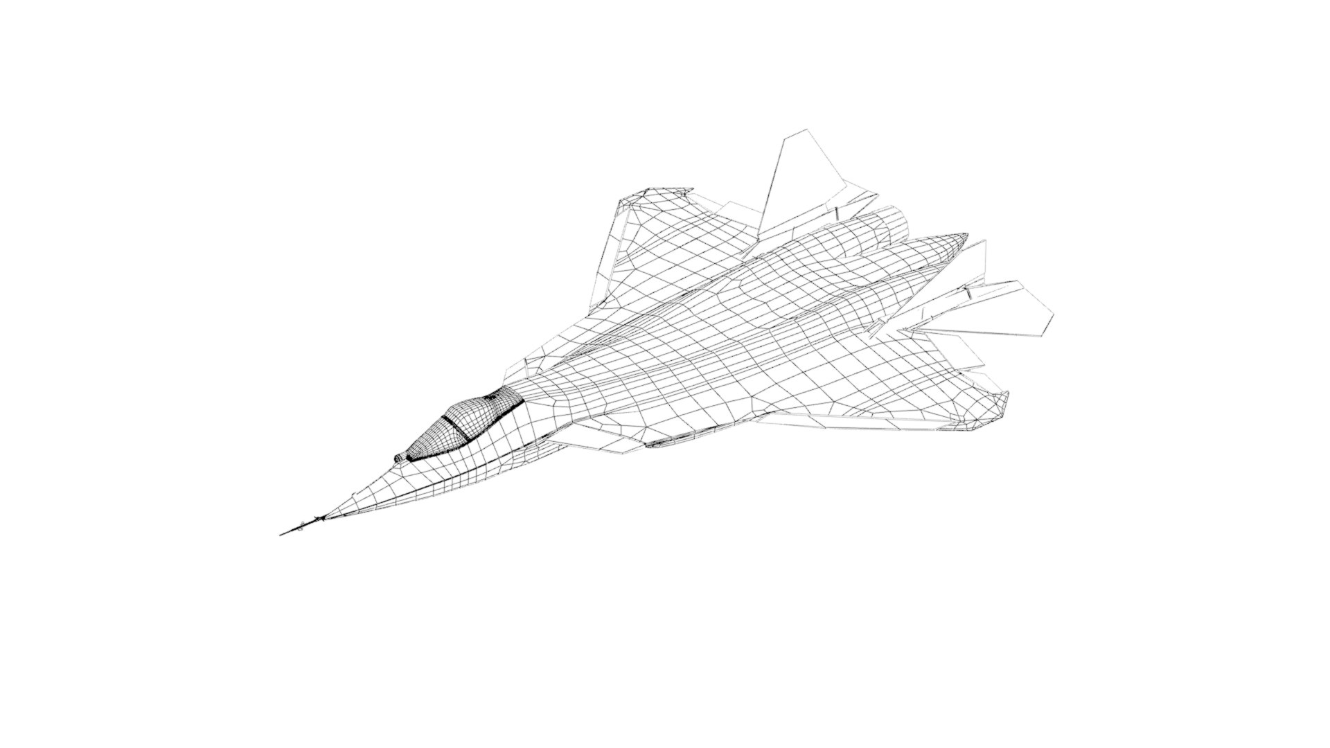 3D Model High Quality Su57 Jet Fighter - TurboSquid 1922623