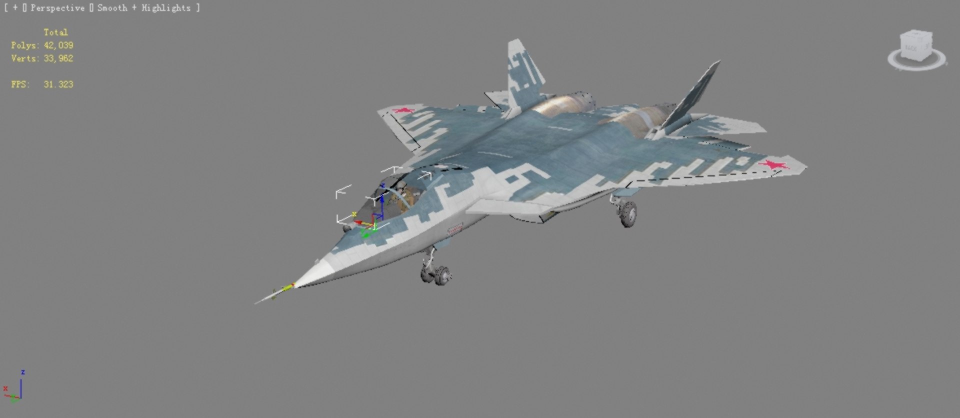 3D Model High Quality Su57 Jet Fighter - TurboSquid 1922623