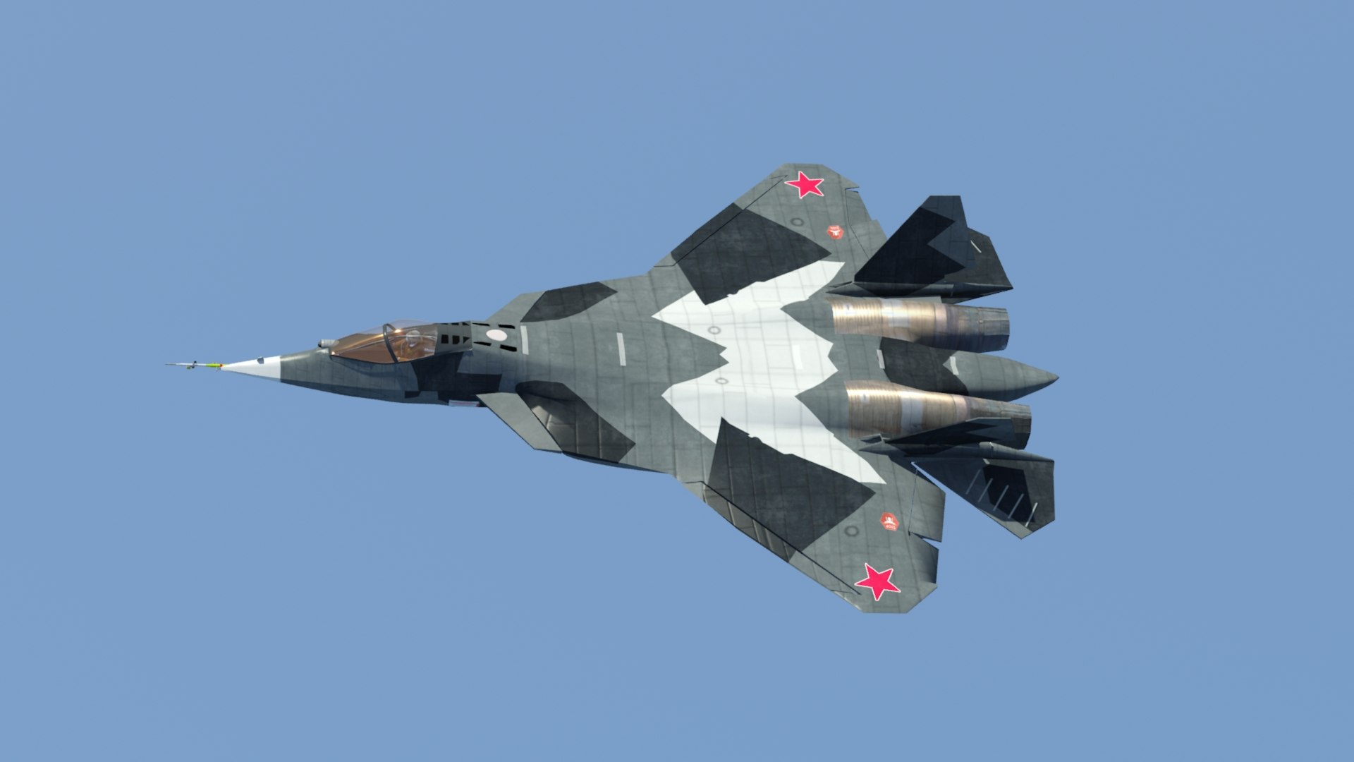 3D Model High Quality Su57 Jet Fighter - TurboSquid 1922623