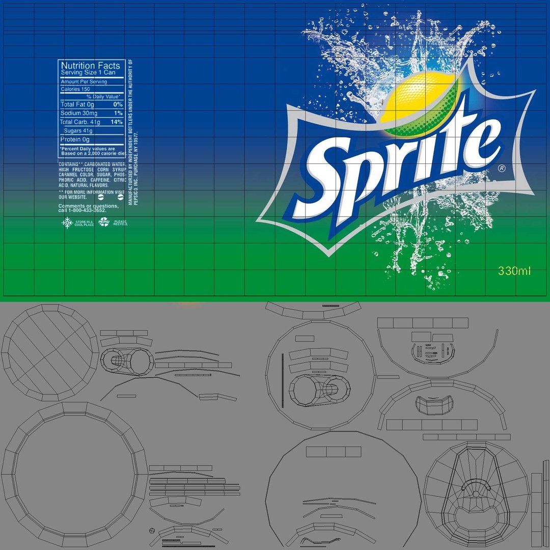 Sprite games model - TurboSquid 1309292