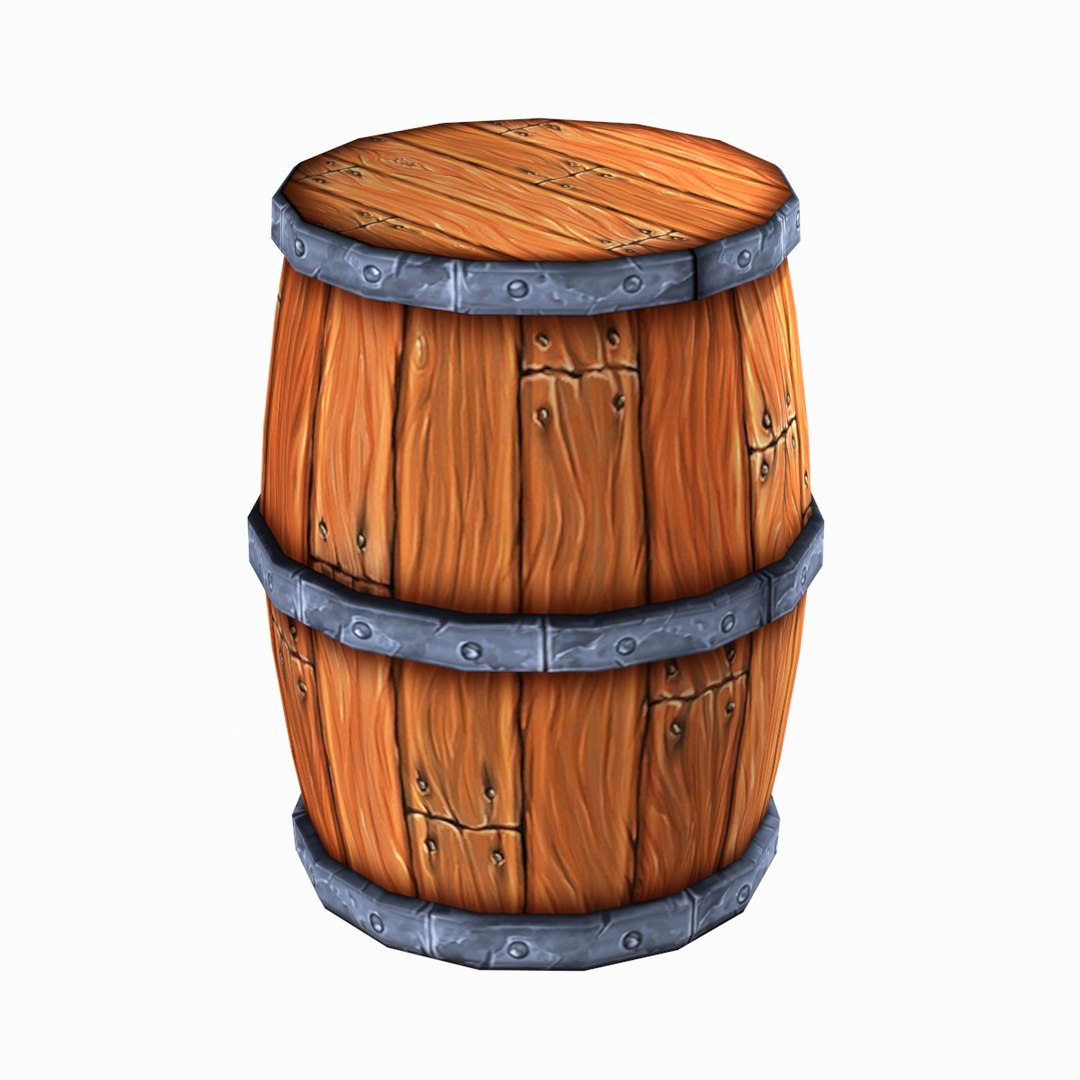 3D Barrel - TurboSquid 1053393