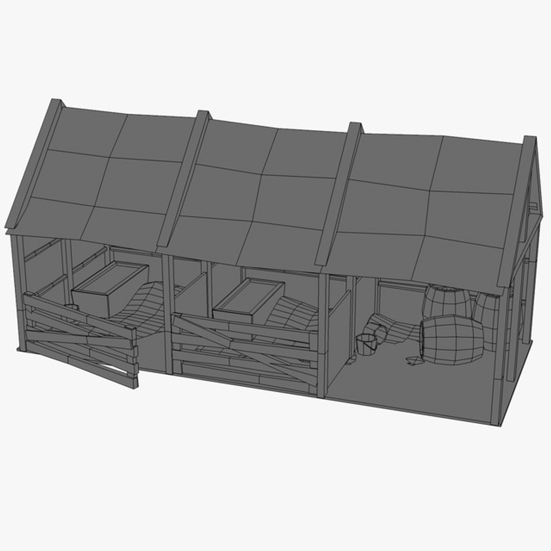 3d model stable