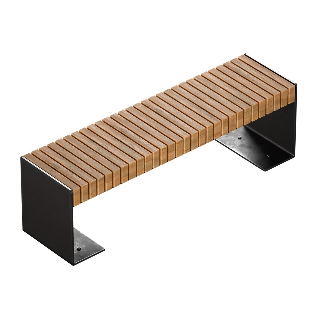 Street Bench Model - TurboSquid 2295816