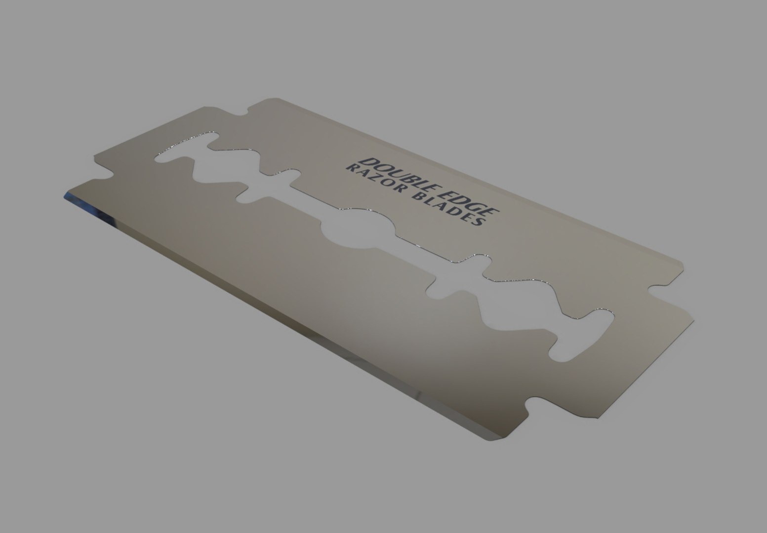 Free Razor Blade Double Edged 3D Model - TurboSquid 1272381