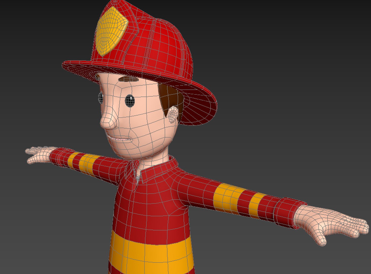 Firefighter Character 3D Model - TurboSquid 1612699