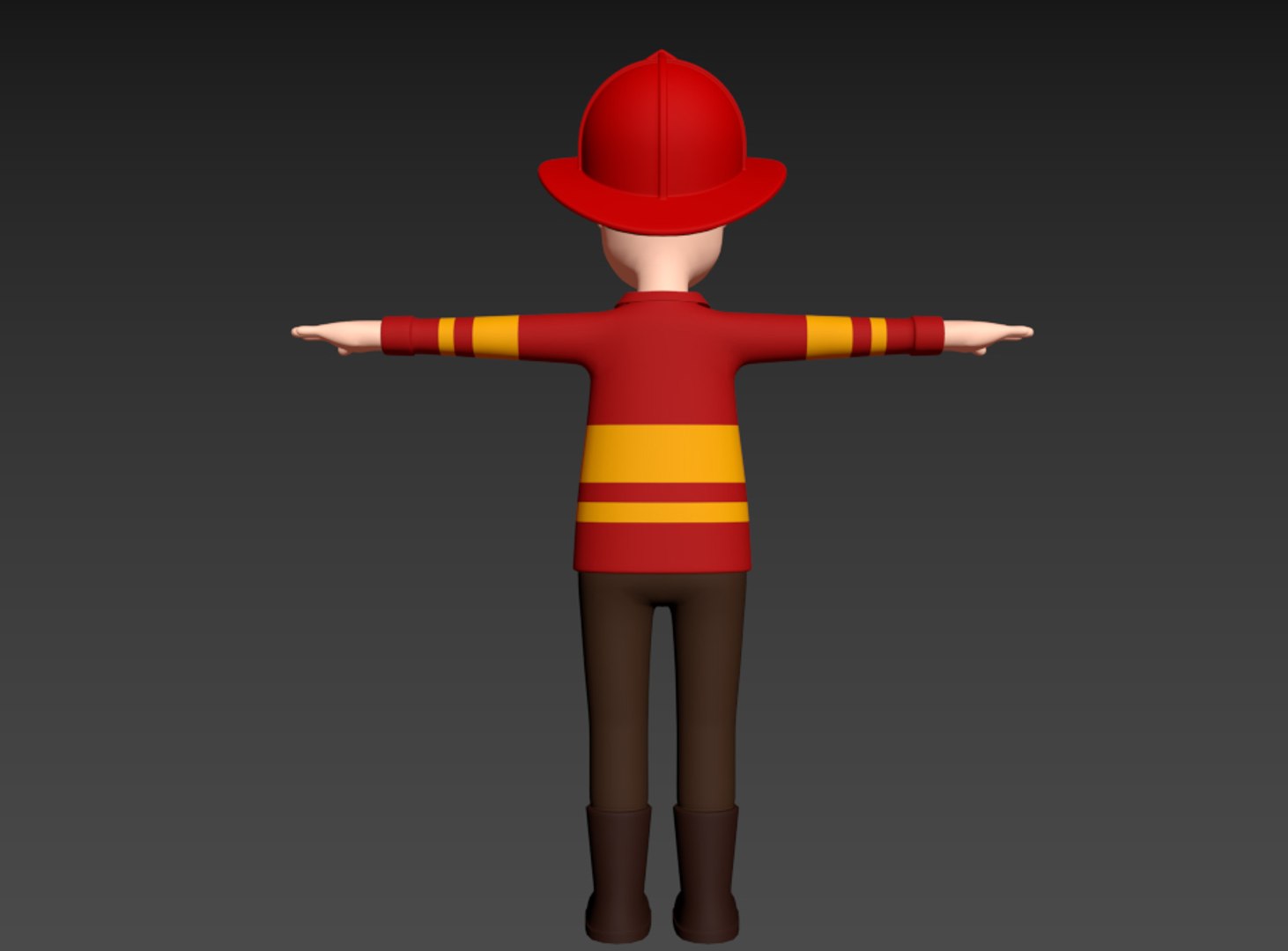Firefighter character 3D model - TurboSquid 1612699