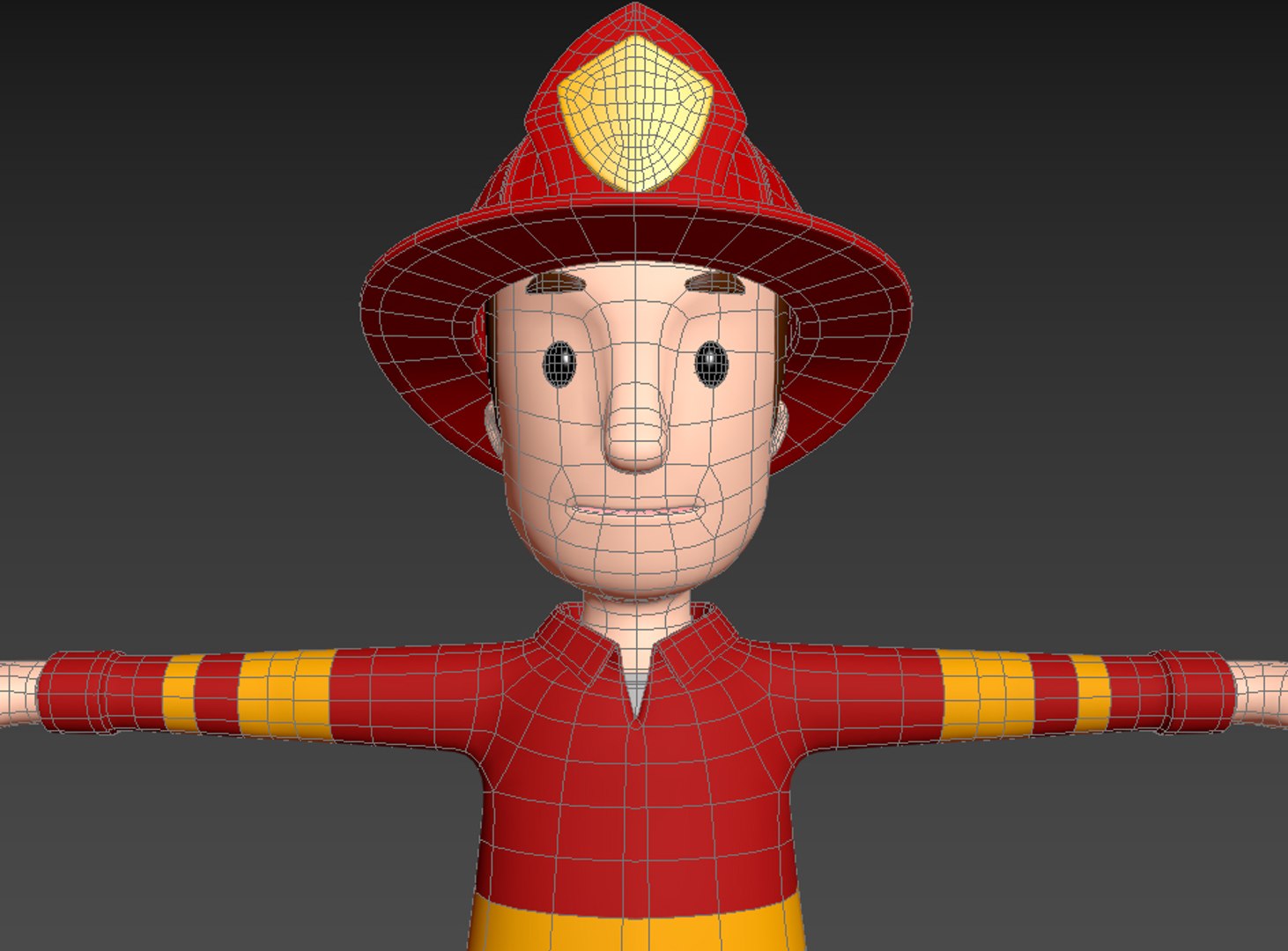 Firefighter character 3D model - TurboSquid 1612699