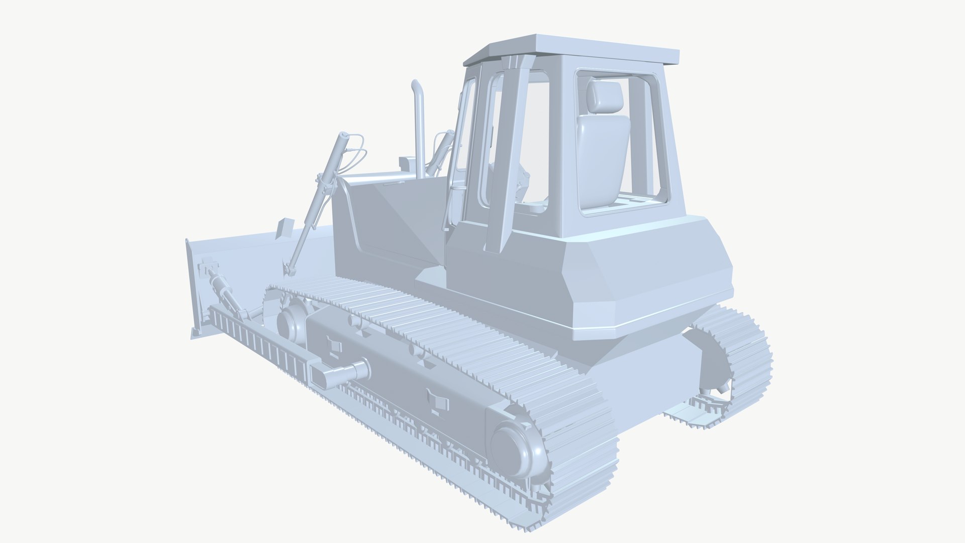 Excavator Dozer 3D Model - TurboSquid 2279893