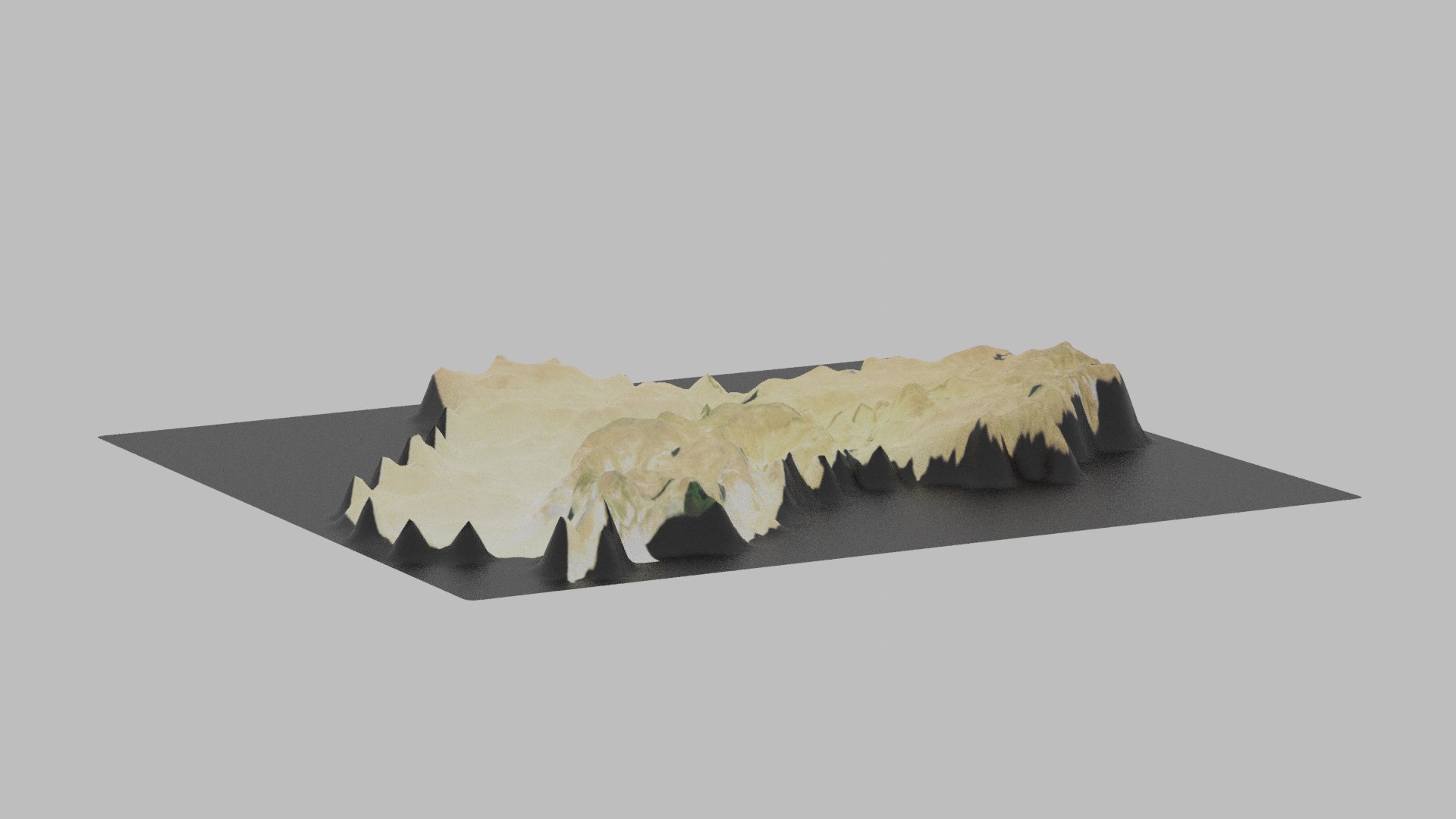 3D Model Iraq Map Country - TurboSquid 2075892