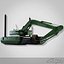 3d Waterking Excavator Pattons Model