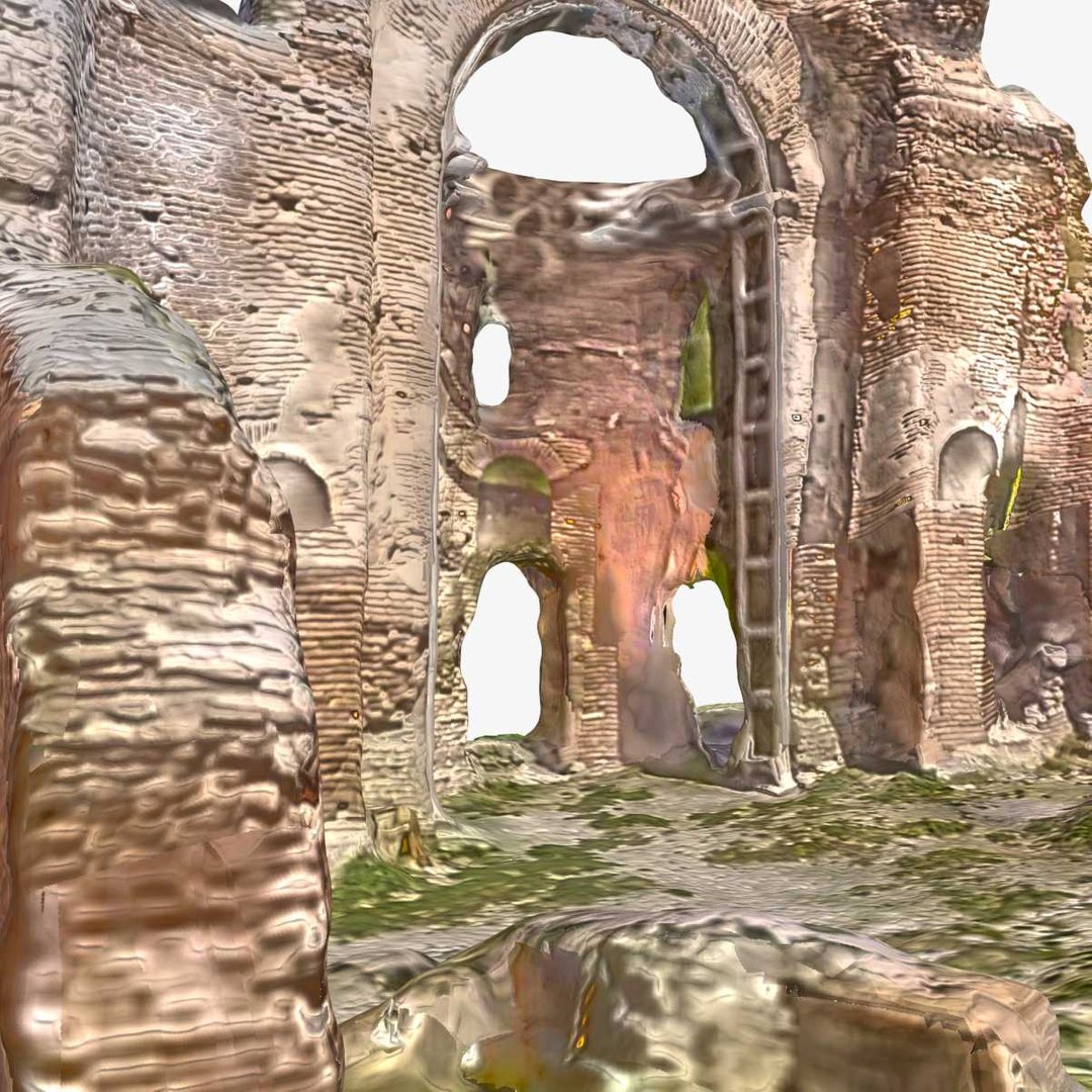 ruins 7 - red 3d max