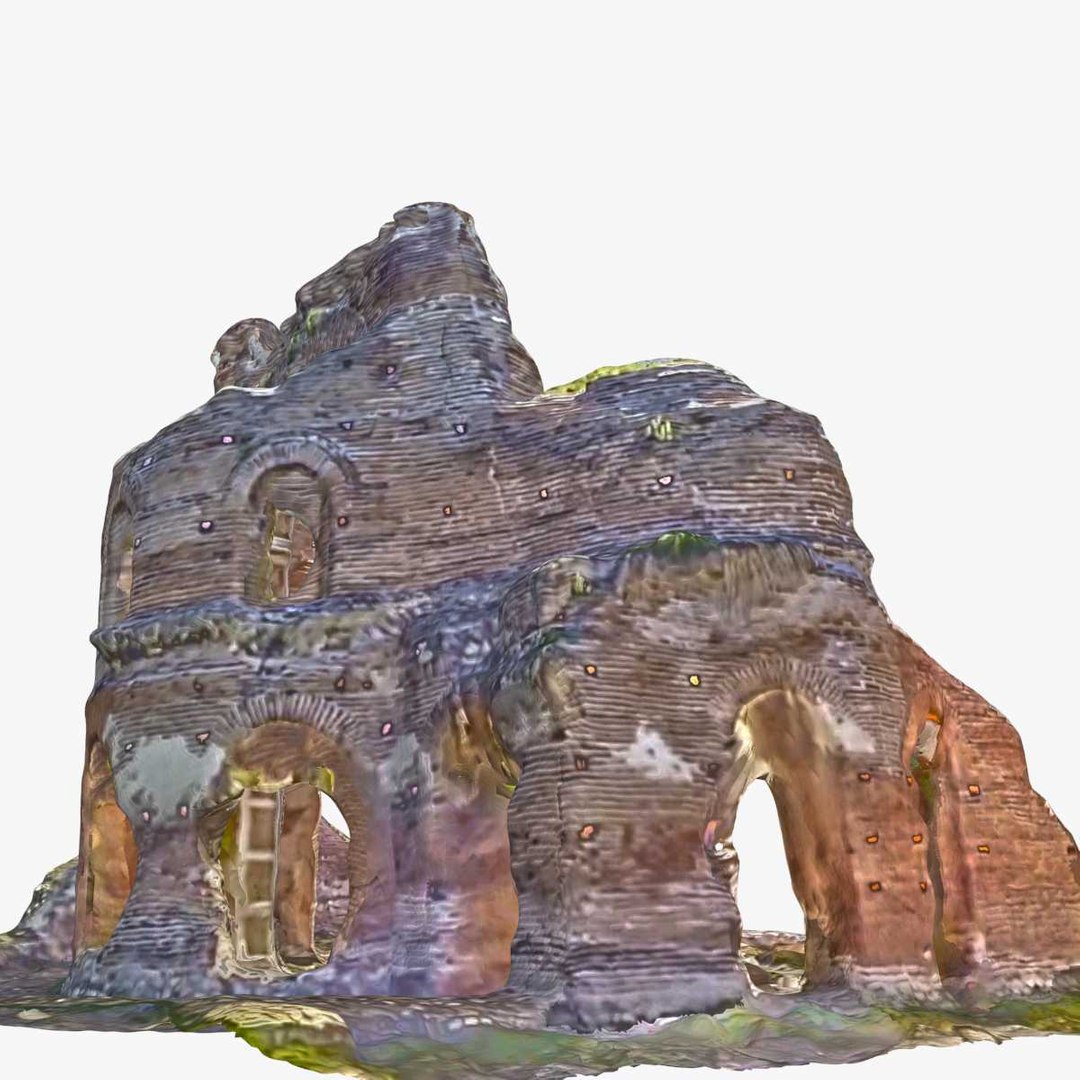 ruins 7 - red 3d max