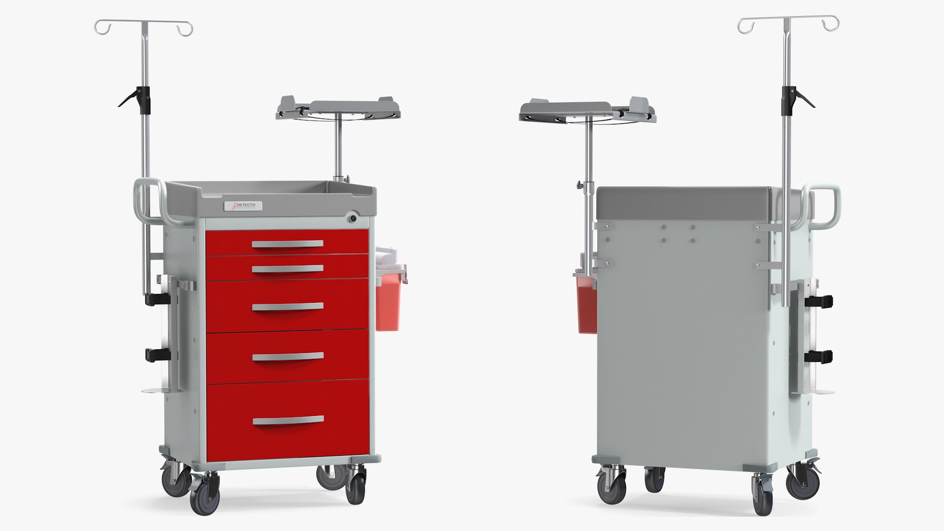 3D detecto medical cart defibrillator model - TurboSquid 1635387