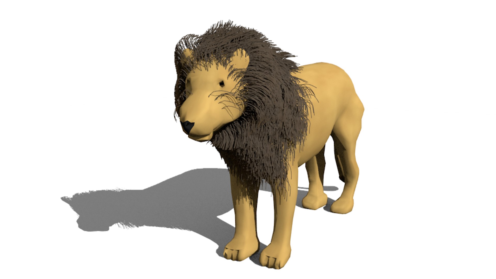 3d Model Lion