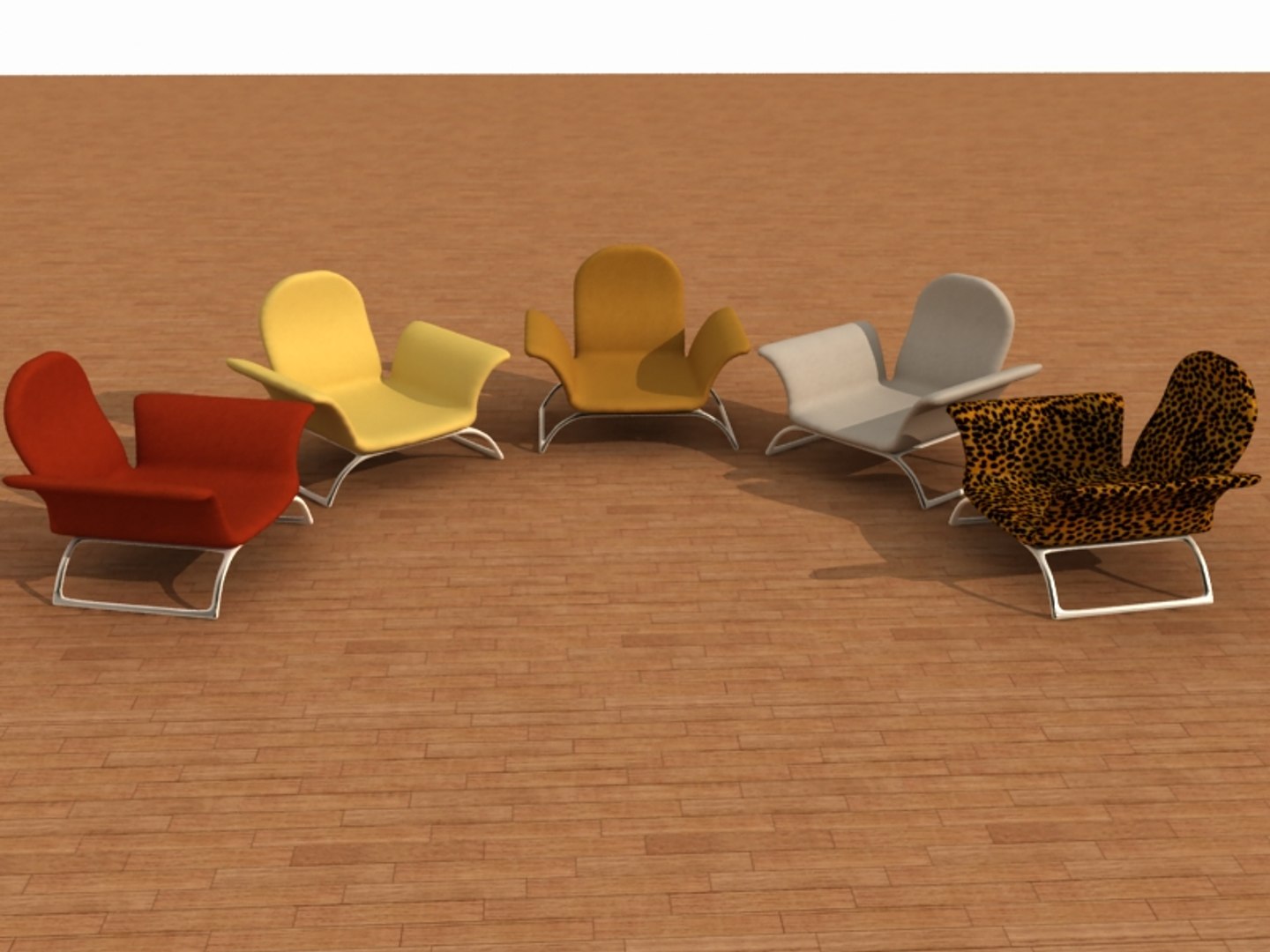 3d Model Comfortable Chair