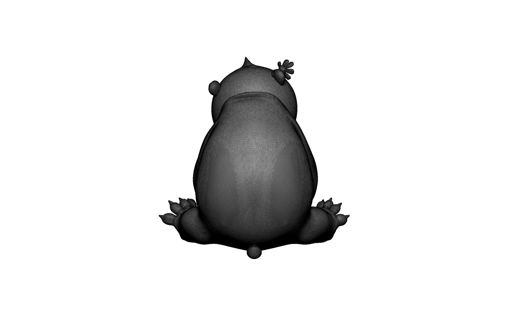 Panda Cartoon 3D Model - TurboSquid 2207723