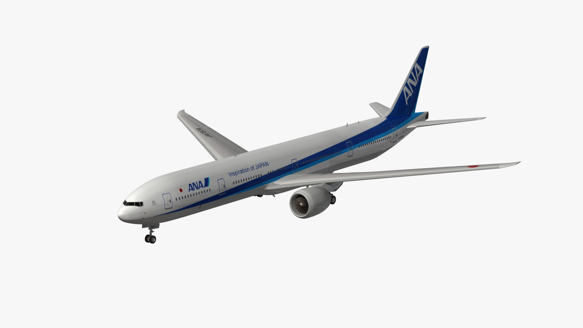 Boeing 777 Ana Airways Model - TurboSquid 1654375