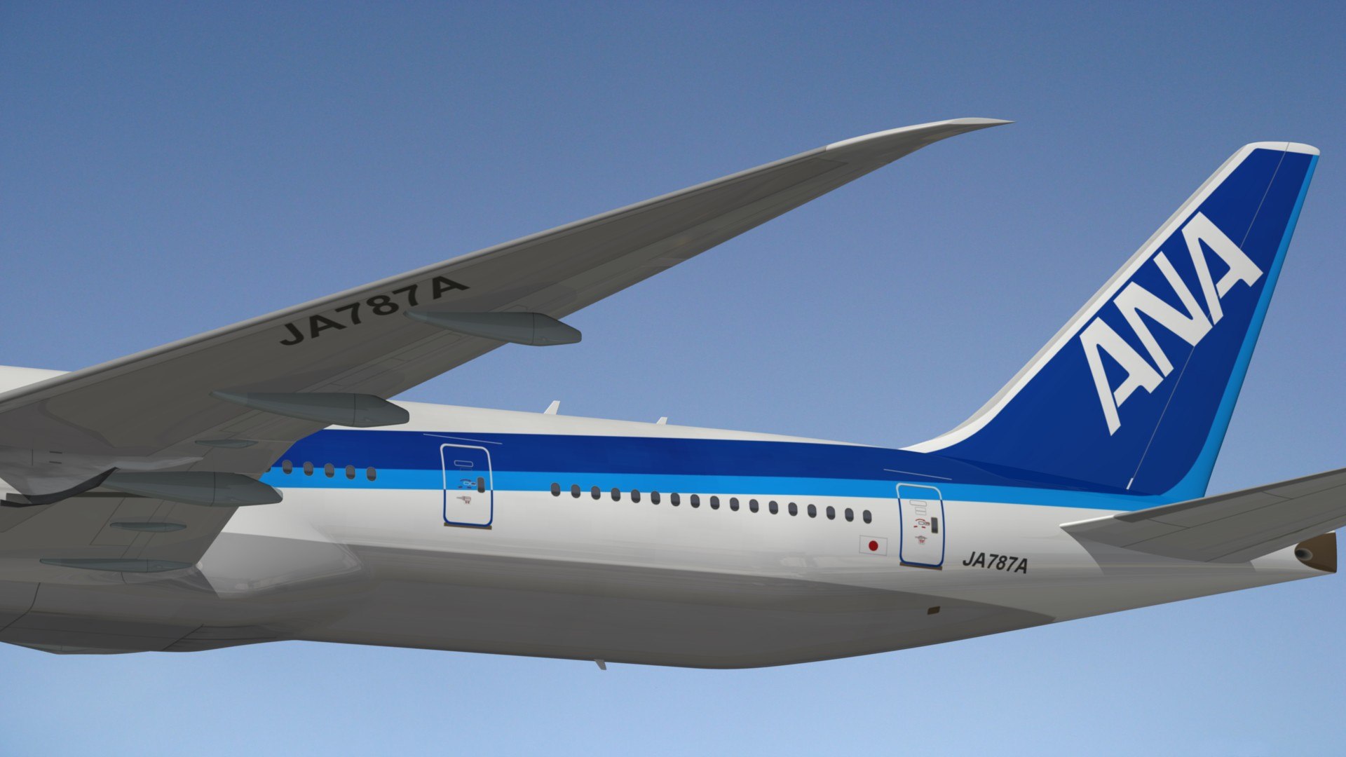 Boeing 777 Ana Airways Model - TurboSquid 1654375
