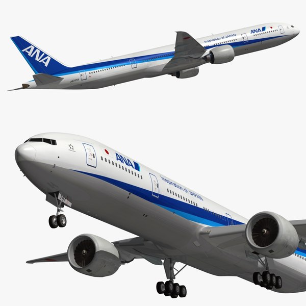 modelo 3d Boeing 777 ANA All Nipon Airways - TurboSquid 1654375