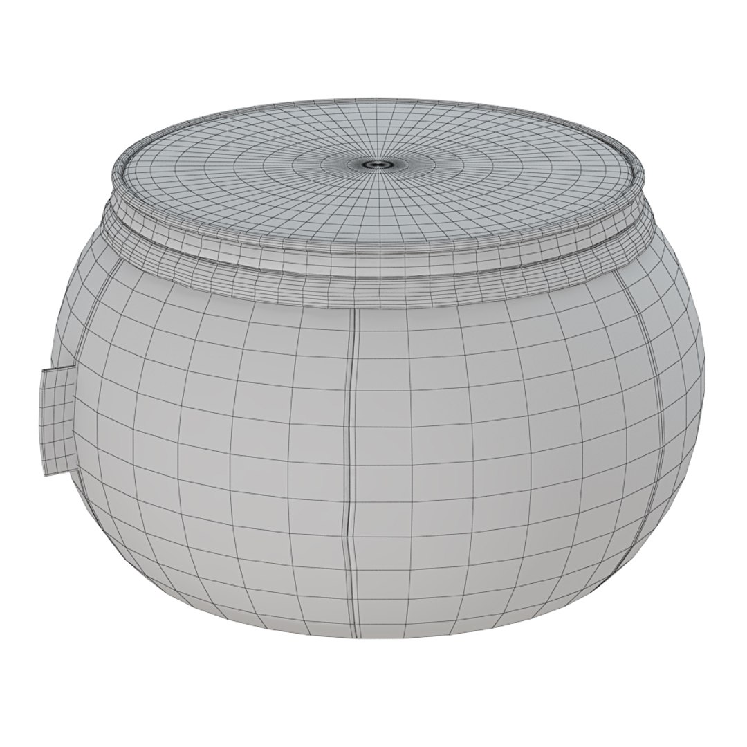 3D wing ottoman - TurboSquid 1594456