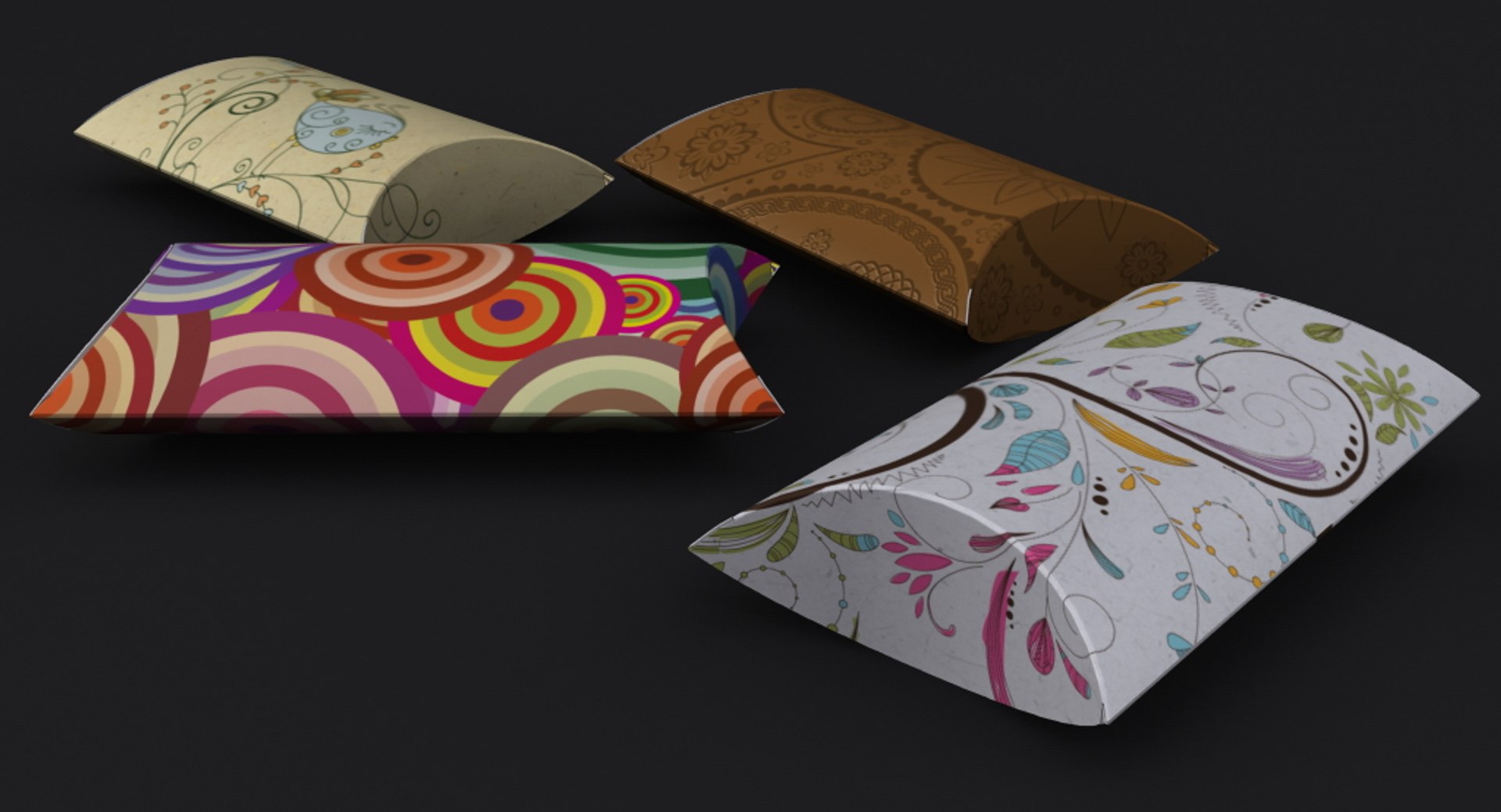 Pillow Box 3d Model