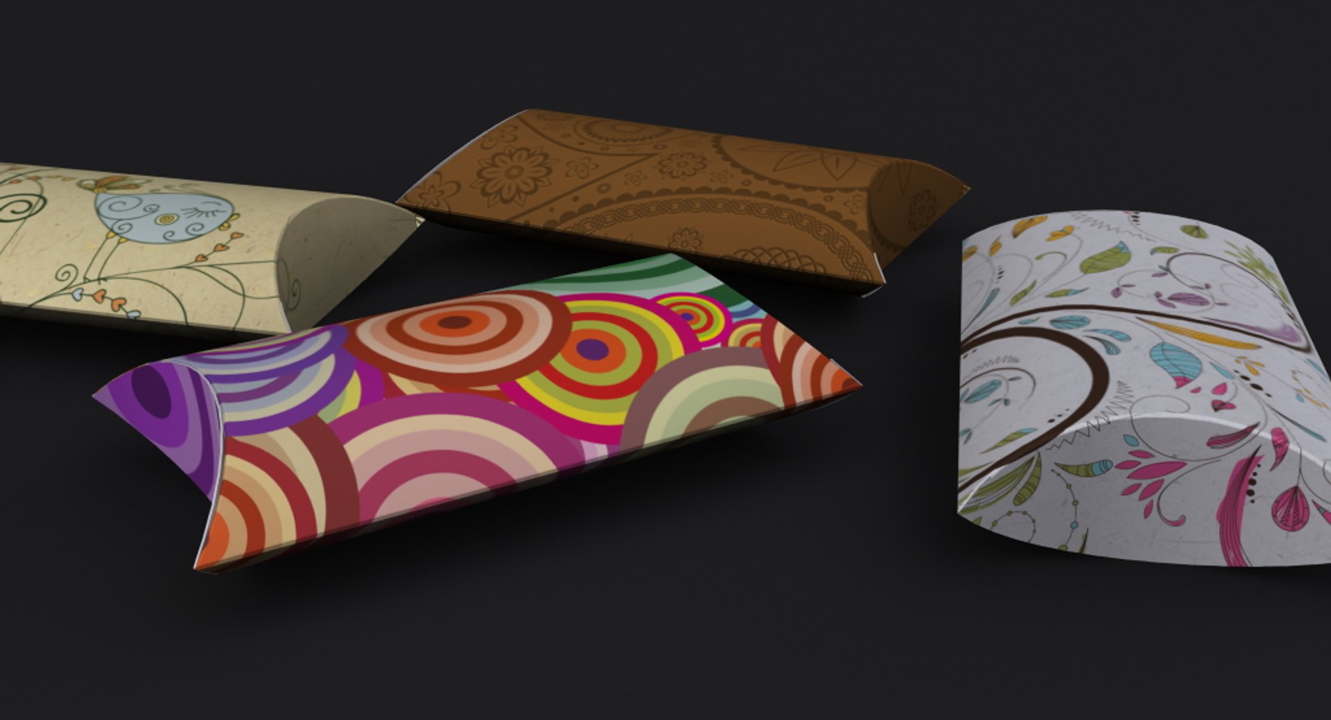 Pillow Box 3d Model