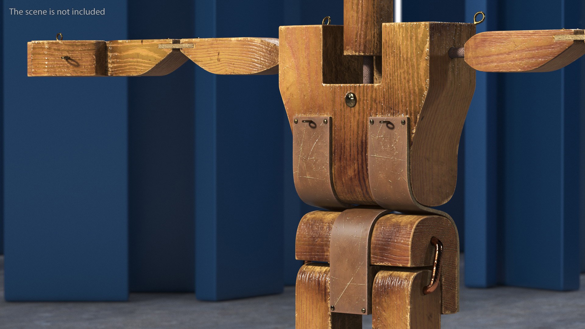 Dirty Wooden Character Rigged For Maya 3D Model - TurboSquid 2013450