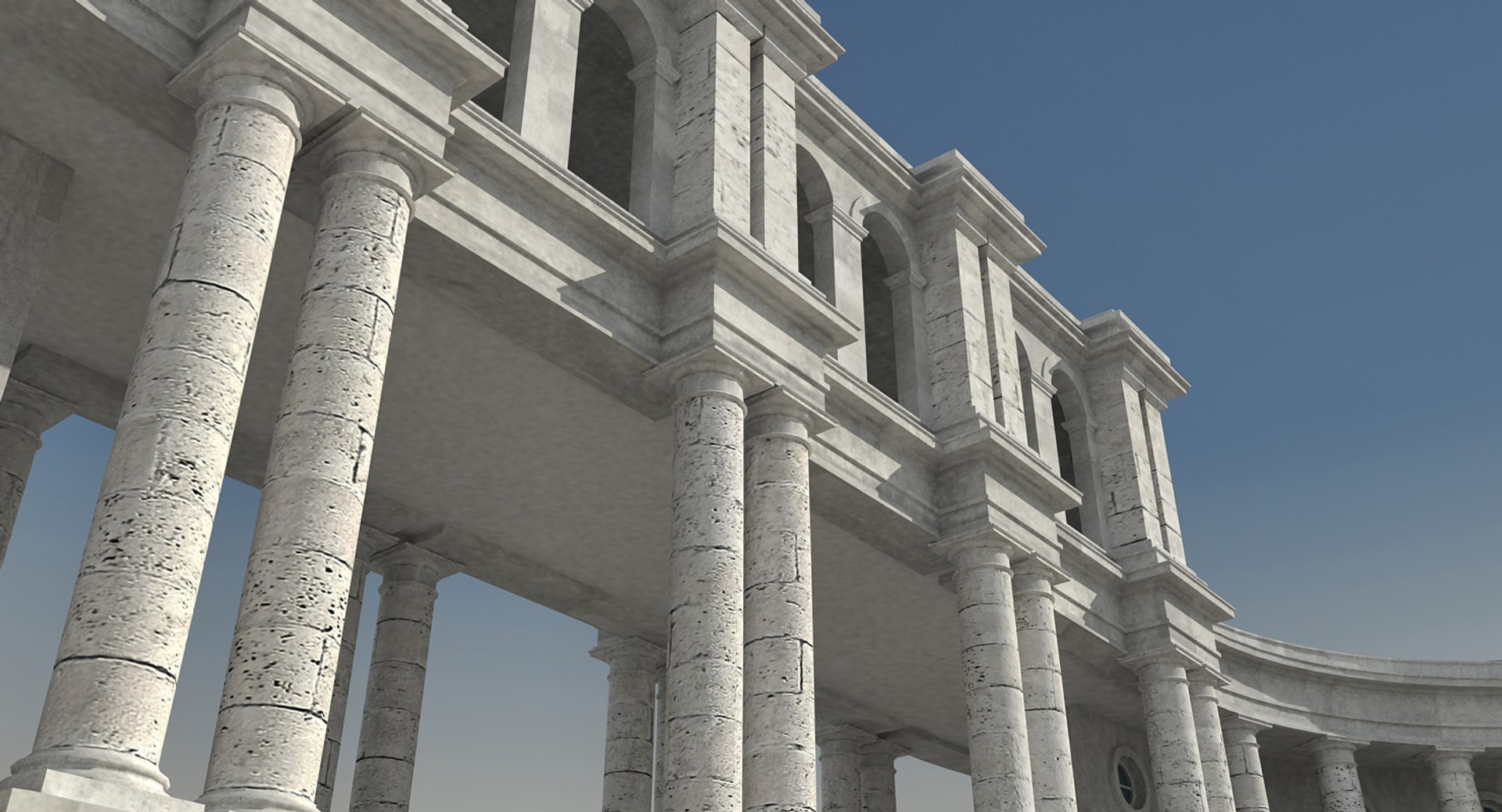Temple Building Model - TurboSquid 1256593