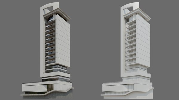 3D model High-Rise building - TurboSquid 2028968