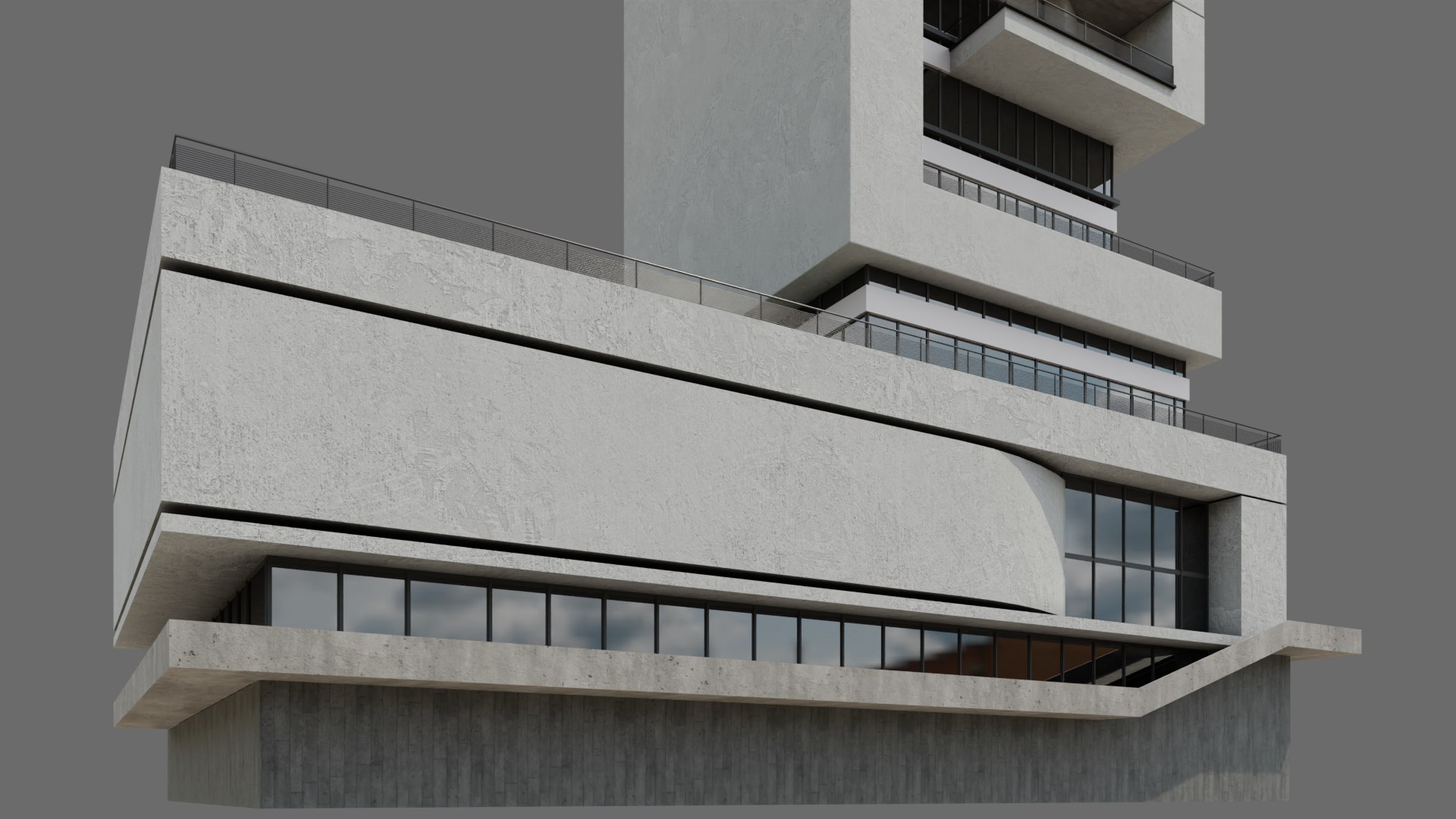 3D Model High-Rise Building - TurboSquid 2028968