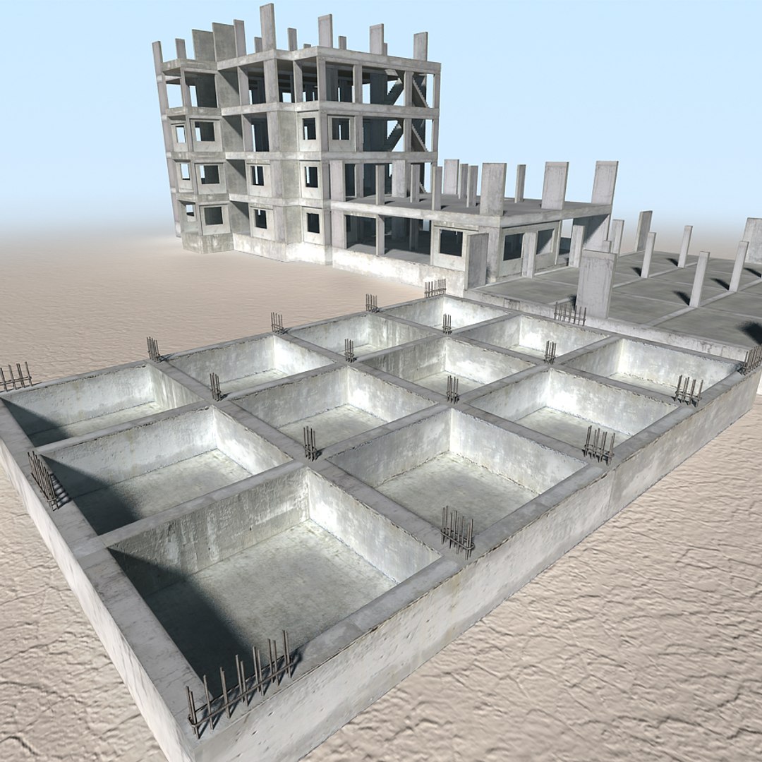 Building Construction 3d Model
