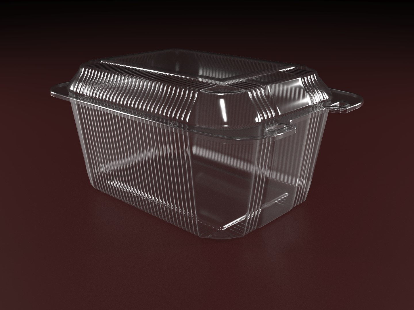 3D container plastic model - TurboSquid 1463115