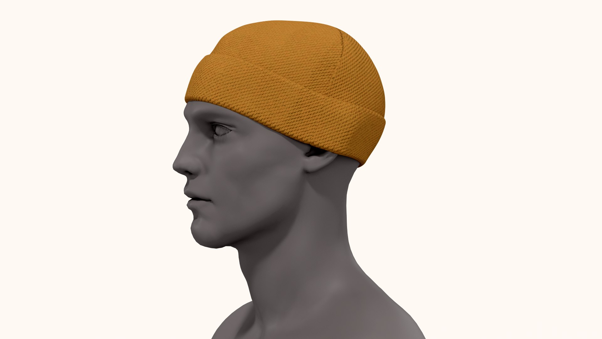 Beanie Hat Unisex Winter Cap Clo3d 3D Model - TurboSquid 2003712