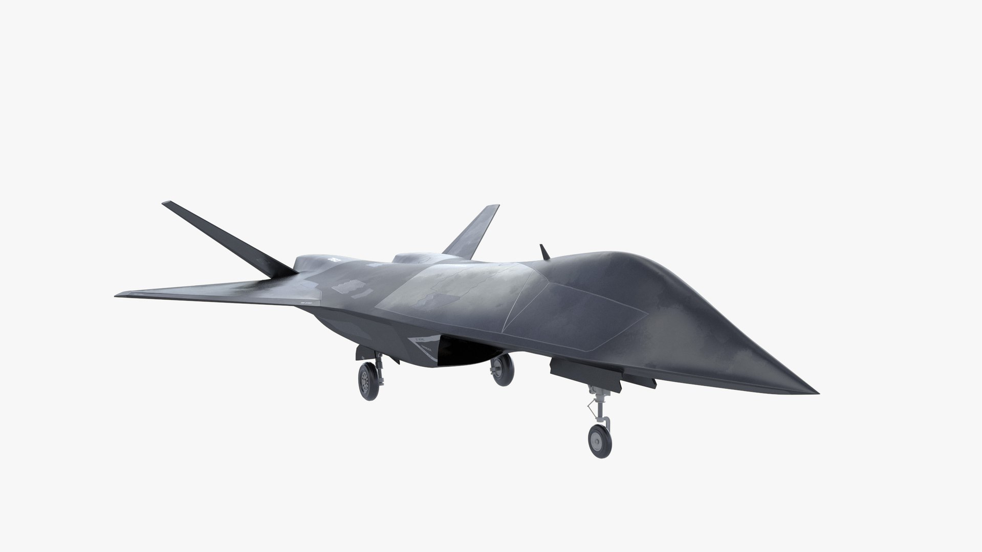 3D Future Drone Jet Fighter Concept 2050 Model - TurboSquid 1815804