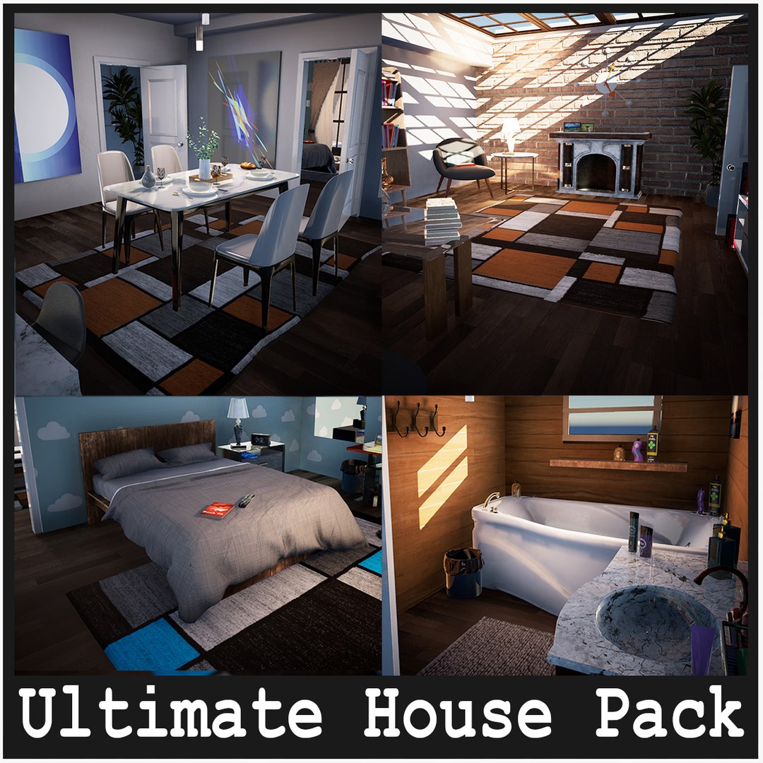 3D House Package 500 Variations model - TurboSquid 1984054