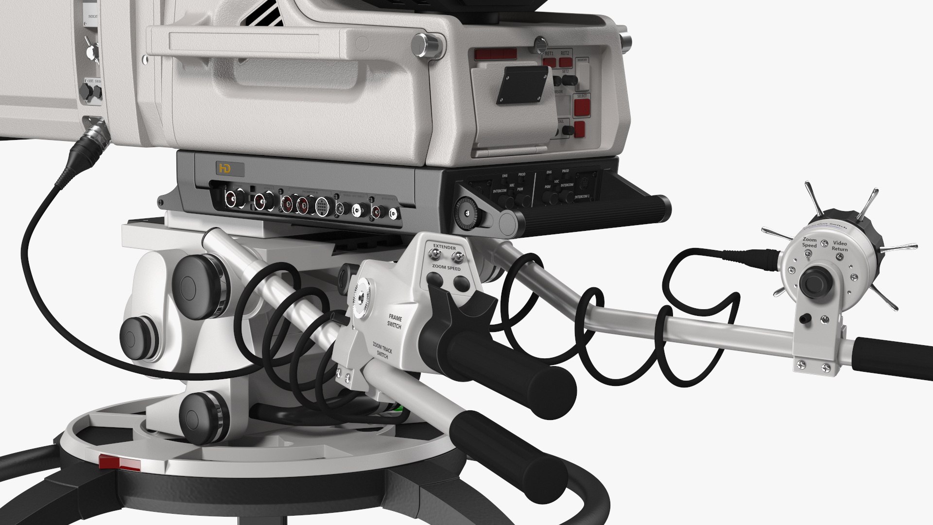 3D Model Studio Broadcast Television Camera - TurboSquid 2382431