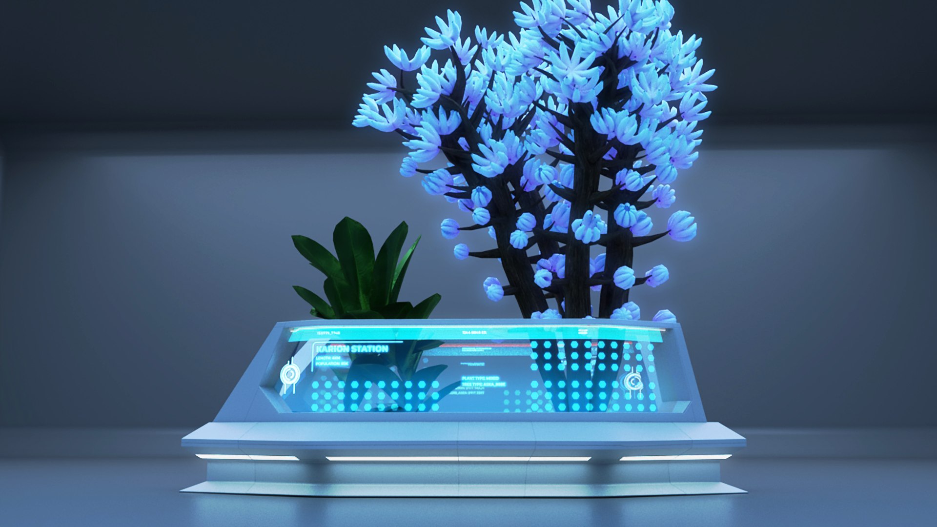 3D model Sci-Fi tree plant decoration - TurboSquid 1860016