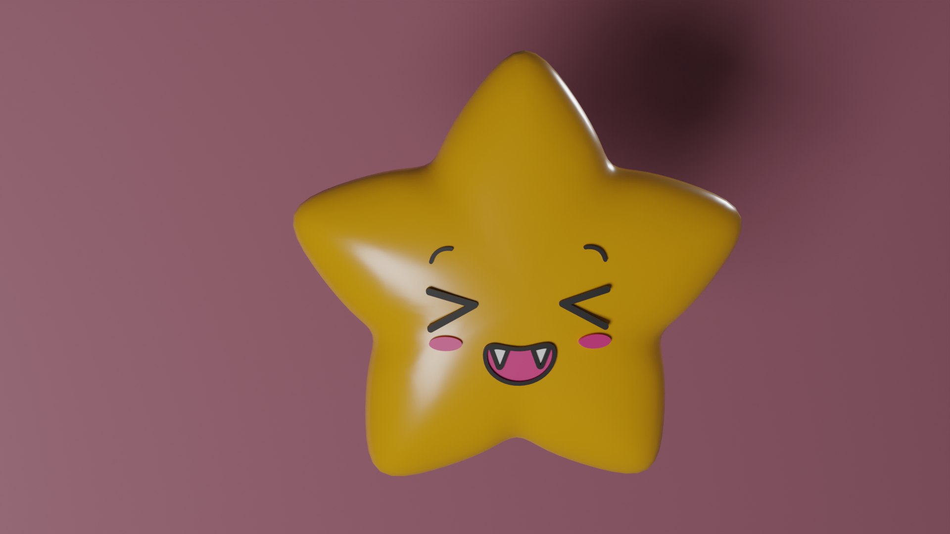 3D Cute face Star - TurboSquid 2103386